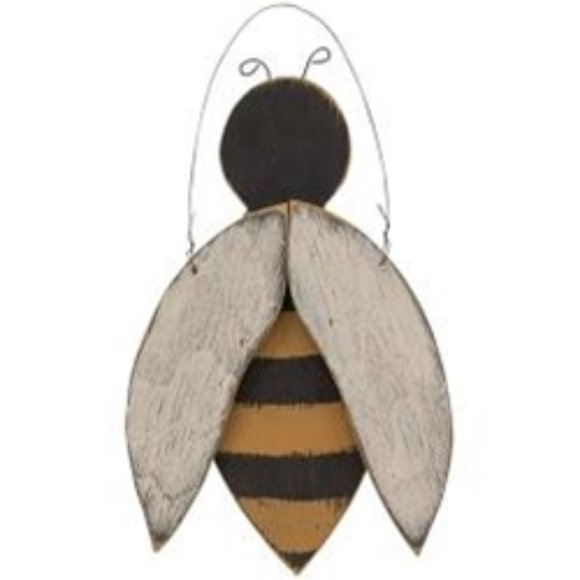 Accents | Nwt Primitive Wooden Bee Decor | Poshmark